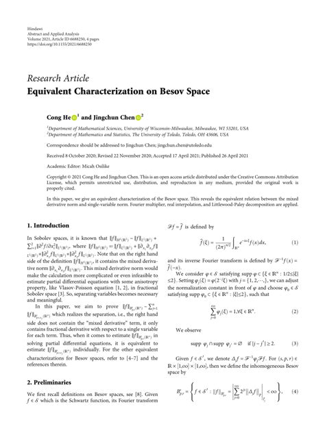 Pdf Equivalent Characterization On Besov Space