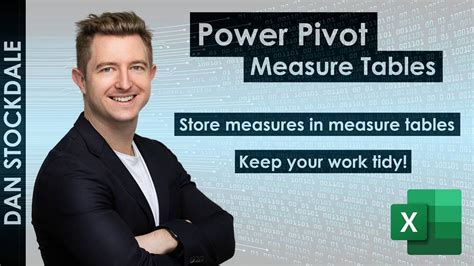 Create Measure Tables In Excel Power Pivot Demo Video Claritix