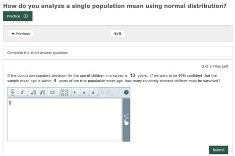Solved How Do You Analyze A Single Population Mean Using