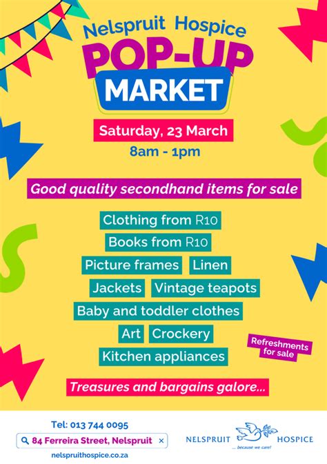 Pop Up Market Nelspruit Hospice