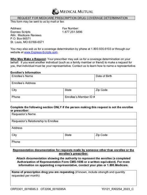 Fillable Online Coverage Determination Request Form Fax Email Print Pdffiller