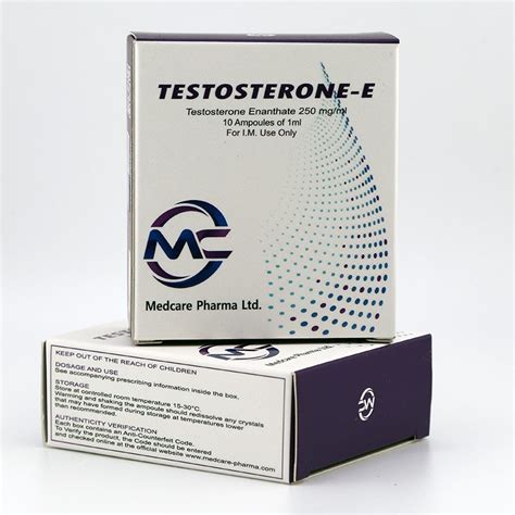 Testosterone Enanthate 250mgml 10x1ml Medcare Pharma