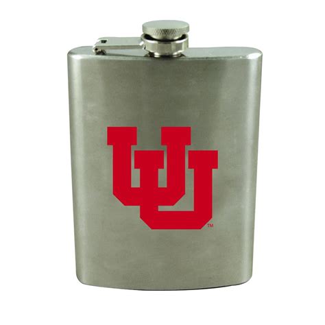 Utah Utes 8 Oz Stainless Steel Flask Sports Unlimited