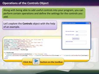 3 5 The Controls Object PPT