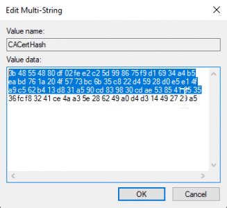 Removing Old Certification Authority Certificates From The Configuration Of A Certification