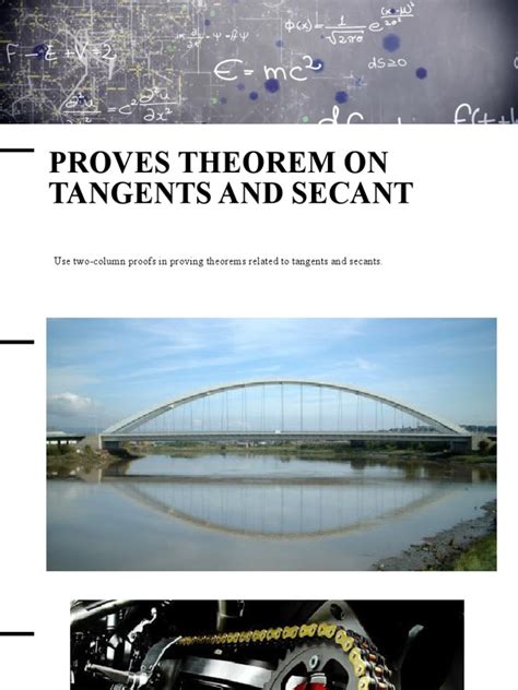 Proves Theorem On Tangents And Secant Pdf