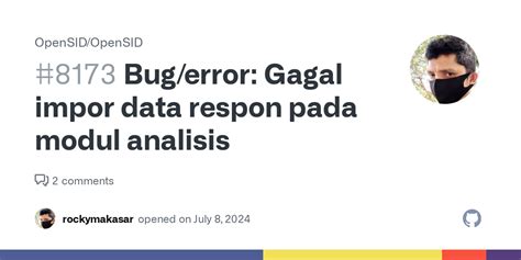 Bug Error Gagal Impor Data Respon Pada Modul Analisis Issue OpenSID OpenSID GitHub