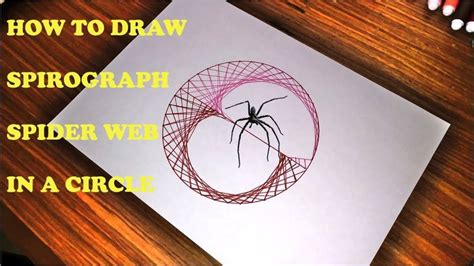 How To Draw Spirograph Spider Web In A Circle Spirograph Spider Web