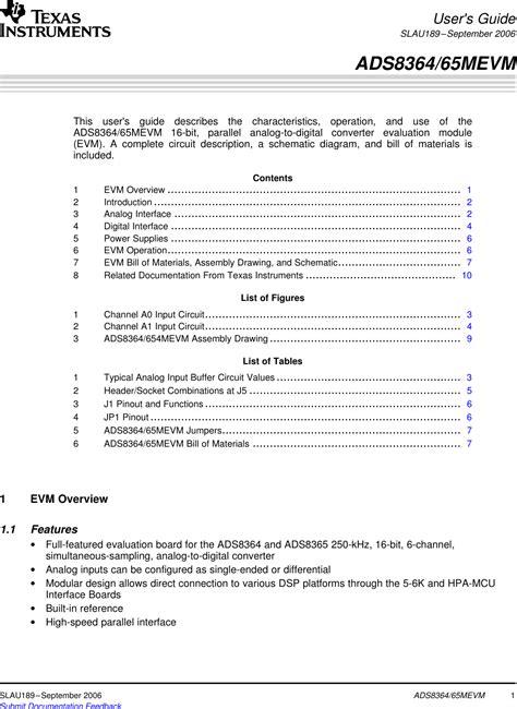 Texas Instruments Mevm Users Manual ADS M EVM User S Guide