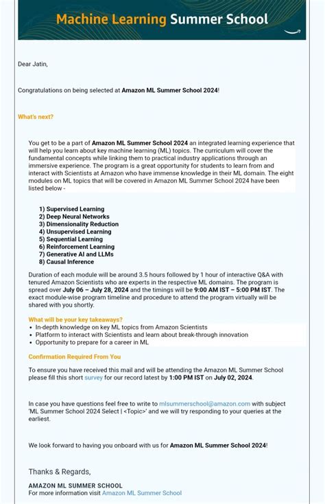 Jatin Yadav On Linkedin Amazonmlsummerschool Machinelearning Ai Deeplearning Amazon