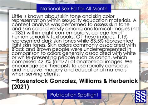 The Society For The Scientific Study Of Sexuality On Twitter SexEdforAll