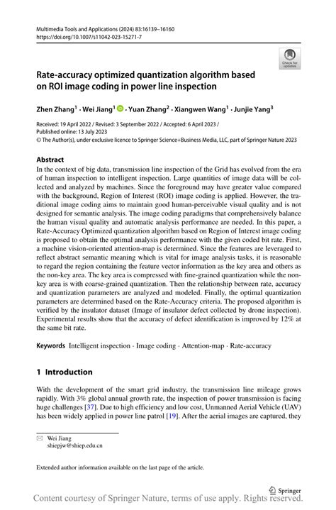 Rate Accuracy Optimized Quantization Algorithm Based On Roi Image