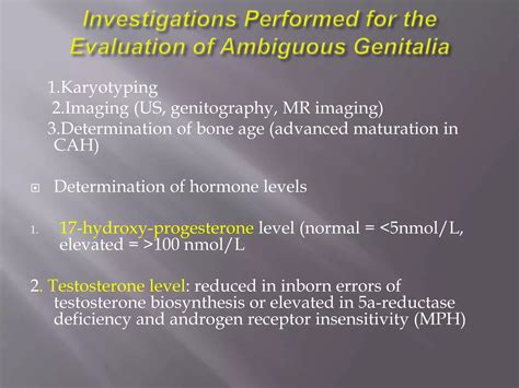 Imaging Ambigous Genitalia Pptx