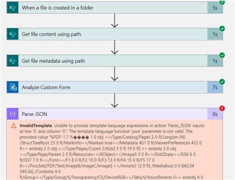 extract data from pdf using form recognizer in logic app microsoft qanda