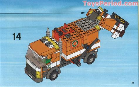 LEGO 7991 Recycle Truck Instructions and Parts List