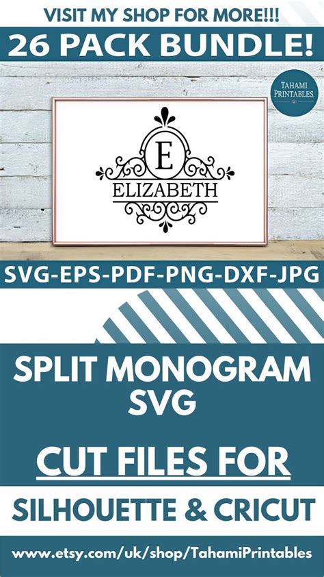 Split Monogramssplit Monogramsplit Letter Monogramsplit Letter