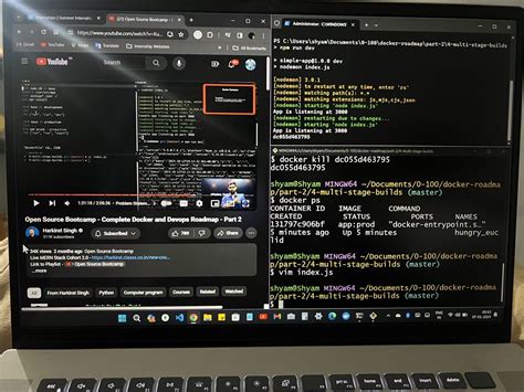 Shyam Raghuwanshi On Linkedin Docker Completed By Harkirat Singh Sir What A Great Learning 👌😍