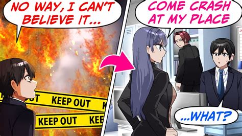 My Crib Burned Down And I Have Nowhere To Go When My Boss Lets Me Crash At Her Pad Romcom Manga