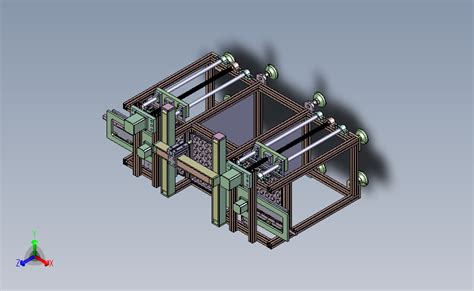 自动送料机 Iges 模型图纸下载 懒石网