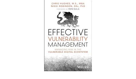 Mariano M Del Río ⚡️ On Linkedin Effective Vulnerability Management Managing Risk In The