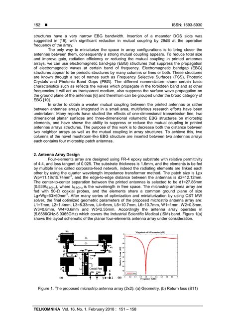 Reduction Of Mutual Coupling Between Closely Spaced Microstrip Antennas