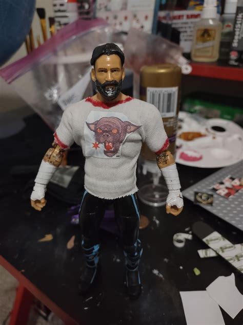 Custom Cm Punk Shirt Rwrestlingfigures