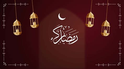 Ramadan Kareem Greeting Animation V2 21438583 Stock Video At Vecteezy