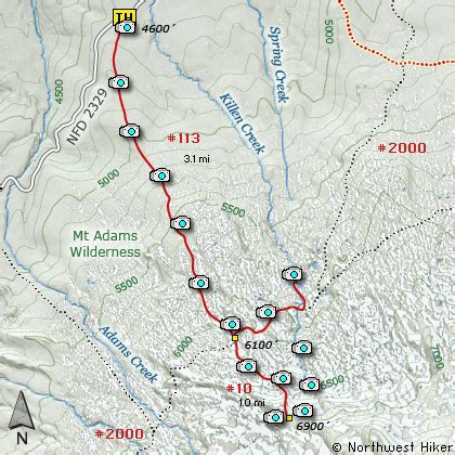 Killen Creek High Camp Mt Adams Wilderness Pct Hike