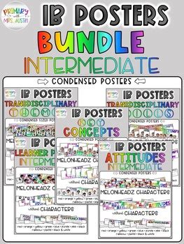 BUNDLE IB PYP Themes Attitudes Learner Profile Concepts Intermediate