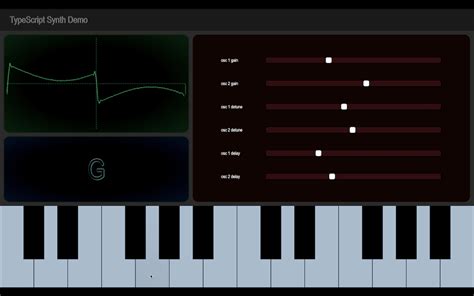 Github Kenreillytypescript Synth Demo Example Project Demonstrating