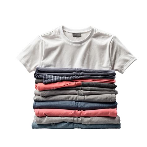 흰색 배경에 분리된 다양한 셔츠 더미 다양한 셔츠 더미 흰색 배경에 고립 하얀색 Png 일러스트 및 이미지 에 대한 무료 다운로드 Pngtree