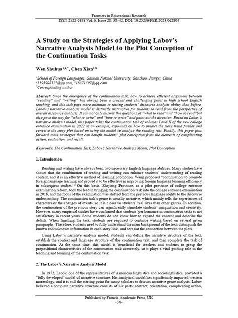 Labov Application Pdf Narrative Narration