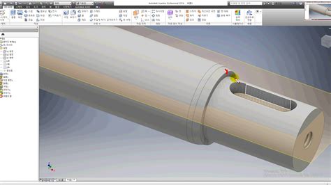 전산응용기계제도기능사 실기 인벤터inventor로 한번에 합격하기 2 동력전달장치편심왕복장치 축모델링 Inventor Shaft Modeling