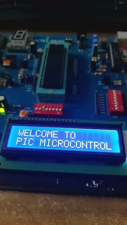 Lcd Display Interfacing With Pic Microcontroller Youtube