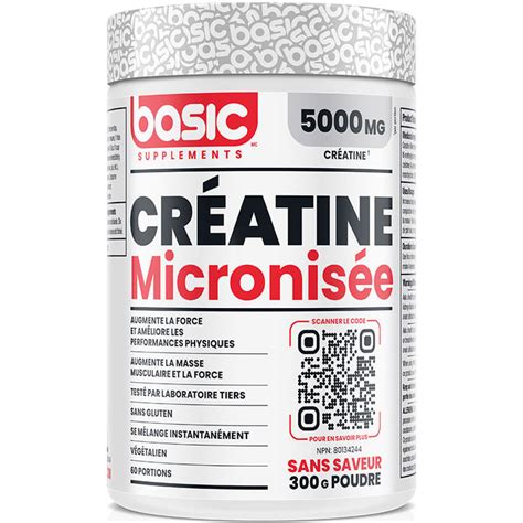 Basic Creatine 300g — Popeyes Suppléments