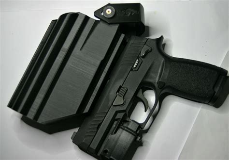 ⬅️ Sig P320 Holster Left Handed W Hood X300・ Stl File For ・cults