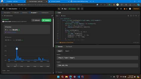 Resolved Leetcode Problem On Day 53 Krishna Vaithi Posted On The