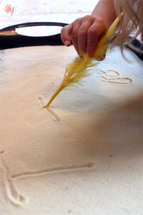 Feather Writing Practising The Shapes That Make Letters And Starting
