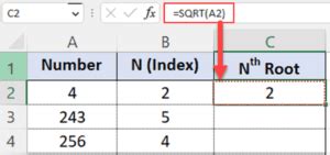 How To Calculate Nth Root In Excel