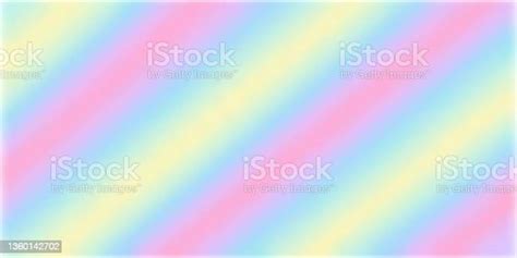 무지개 판타지 배경 파스텔 색상의 홀로그램 일러스트레이션 귀여운 만화 가리 배경 밝은 여러 가지 빛깔의 하늘 벡터 공주에 대한 스톡 벡터 아트 및 기타 이미지 Istock