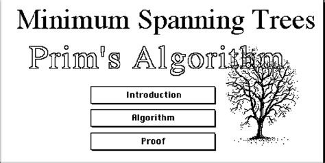 Overview Map Of Prims Algorithm Theorem Download Scientific Diagram