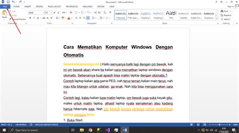 Cara Export Format Doc Ms Word Ke PDF Menggunakan Microsoft Word Tutorial Programming