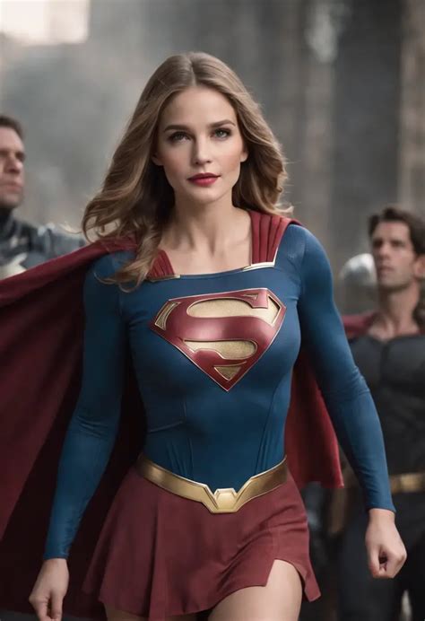 Woman Body Set Big Breasts Supergirl Costume Dress 16k Quality Hyper