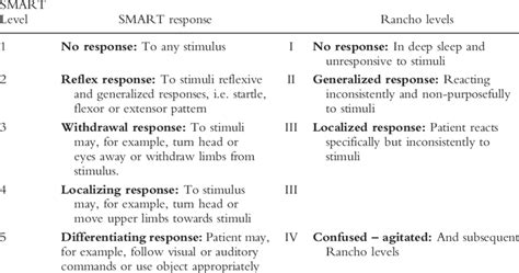 Smart Hierarchical Scale For Sensory Modalities And Their Comparison To Download Table
