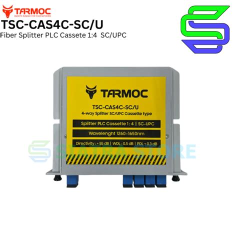 Jual Splitter Fo 1 4 Sc Upc Splitter 1 4 Box Cassette Fiber Optic Shopee Indonesia