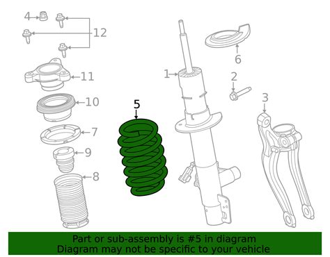 2020 2025 Lincoln Aviator Coil Spring Lc5z 5310 G Oem Parts Online