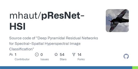 Github Mhautpresnet Hsi Source Code Of Deep Pyramidal Residual