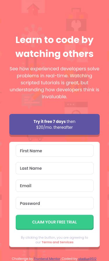 Frontendmentor Challenges