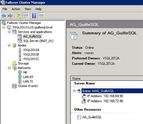configurar un cluster multi site para sql server 2012