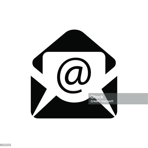 봉투 메일 아이콘 벡터 일러스트레이션을 엽니다 플랫 디자인 스타일 고객에 대한 스톡 벡터 아트 및 기타 이미지 고객 기업 재무와 산업 단일 객체 Istock